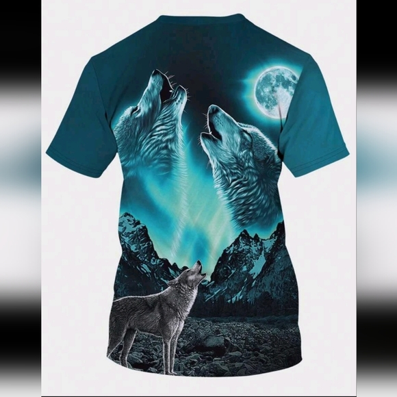 Shirts | New Men 3d Wolf Tee | Poshmark